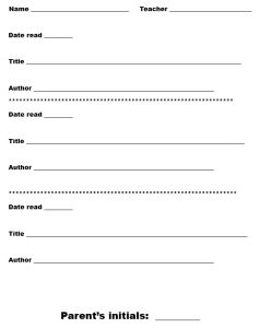 K-5 reading program – Media Center
