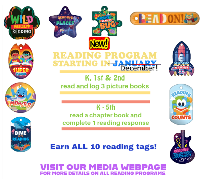K-5 reading program – Media Center